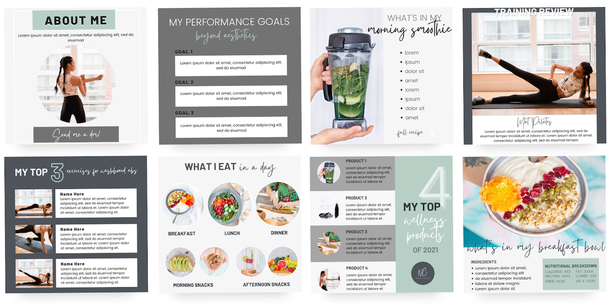145 Nutrition Posts and Prompts - Girl in Motion