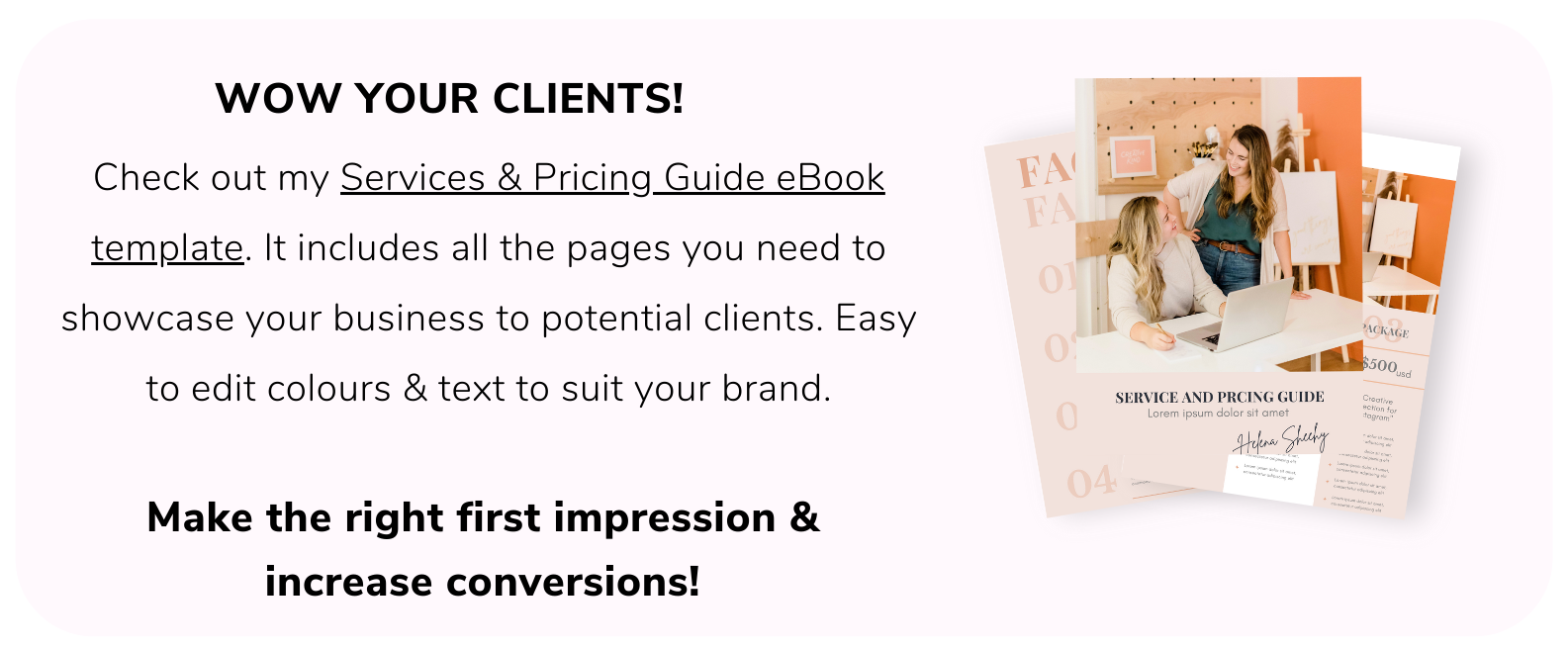 Get More Clients with a Services and Pricing Guide - Girl in Motion